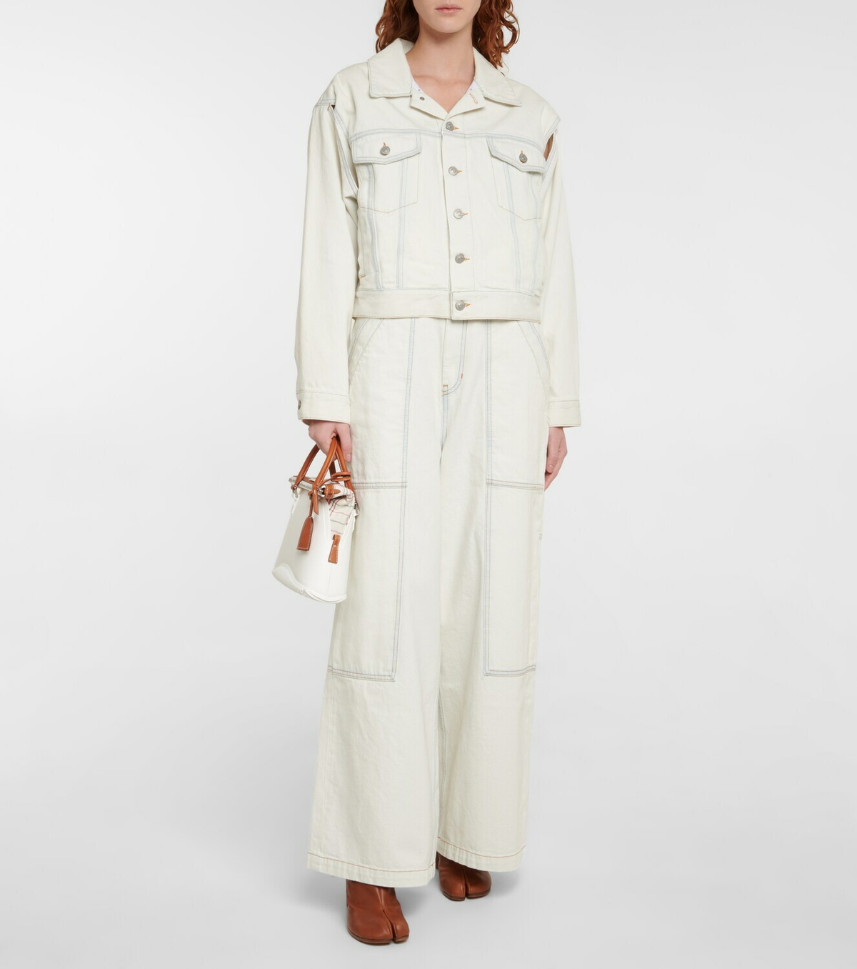 MM6 Maison Margiela Bleached denim jacket MM6 Maison Margiela