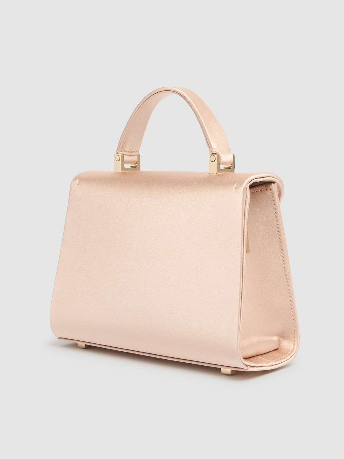 VALEXTRA Micro Iside Satin Top Handle Bag Valextra