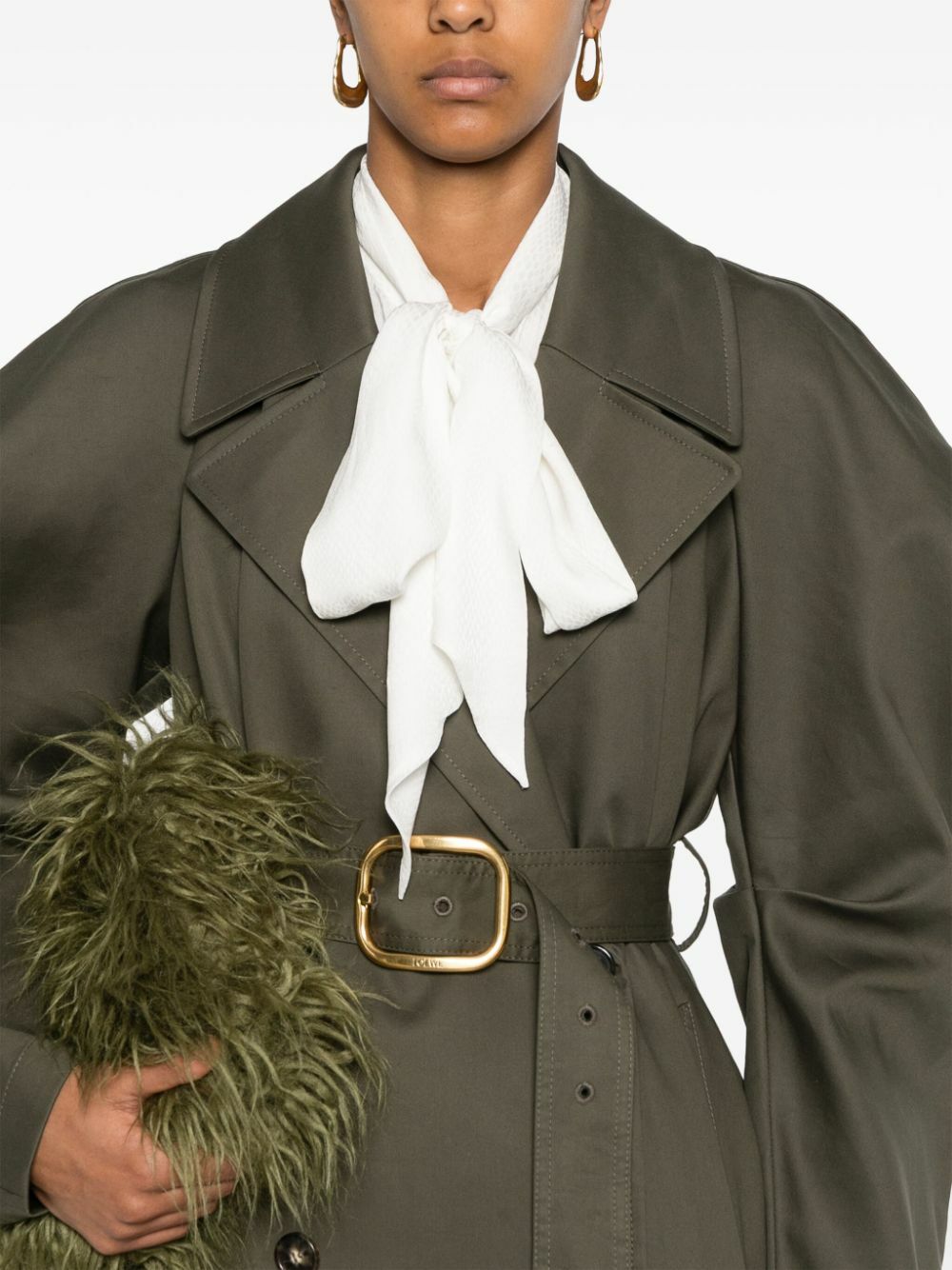 LOEWE - Cotton Trench Coat Loewe