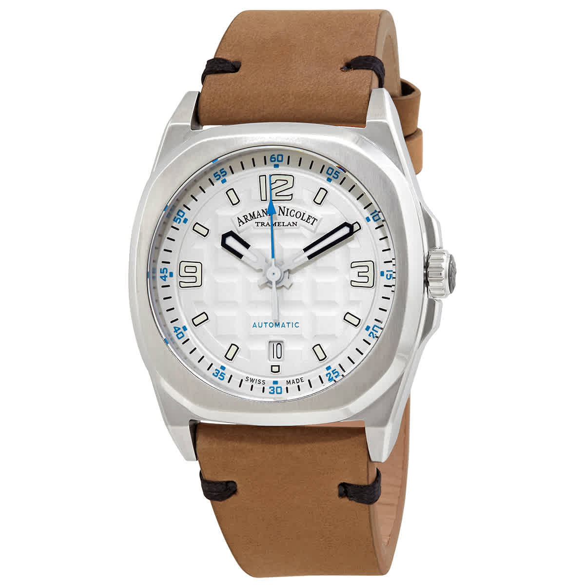 Armand Nicolet JH9 Automatic Silver Dial Mens Watch A660HAA-AZ-PK4140CA ...