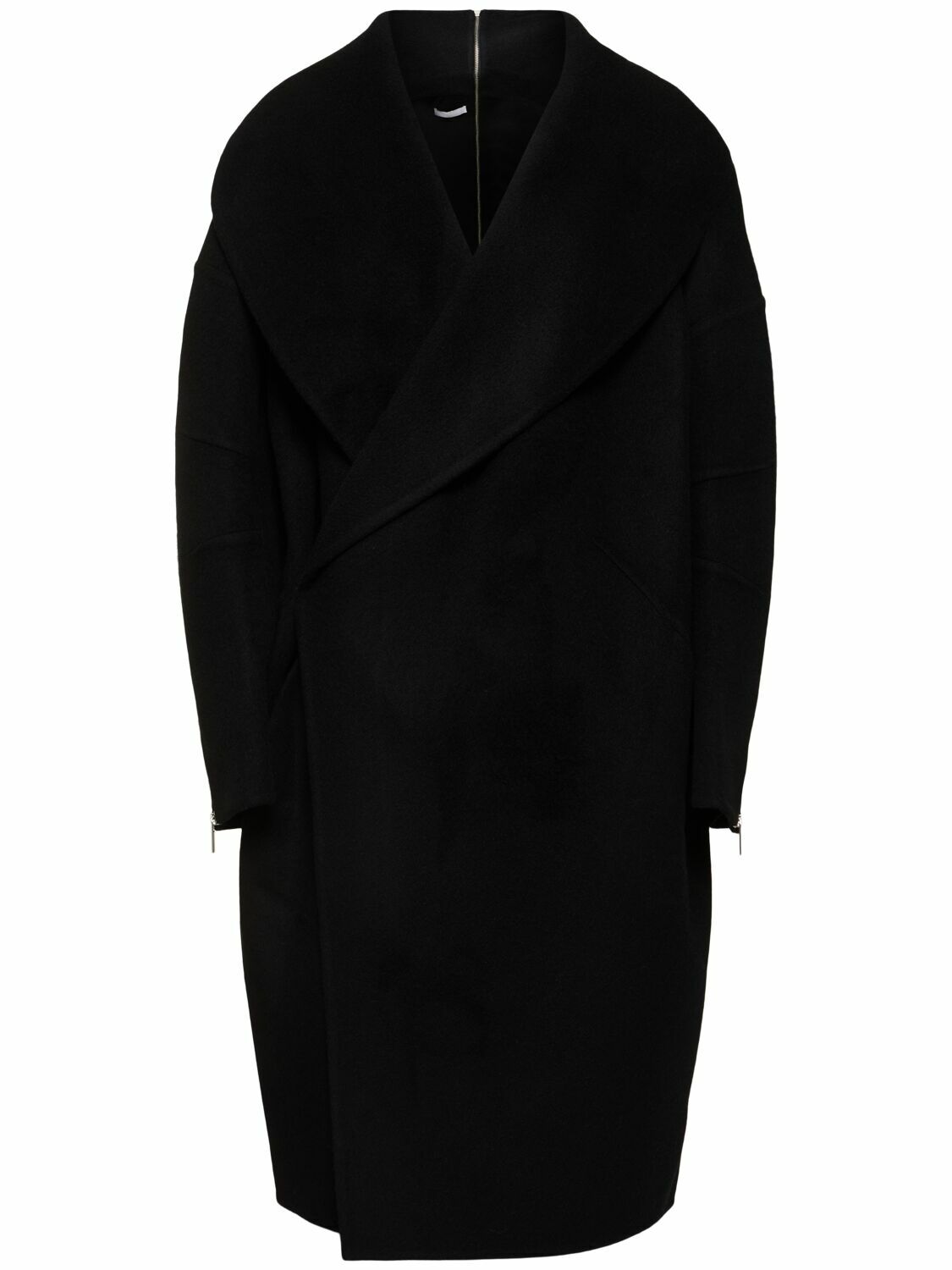 HELMUT LANG Wool Long Coat Helmut Lang