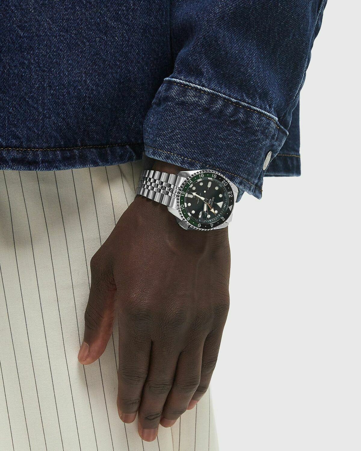 Seiko SSK035 green/silver Mens Watch Seiko