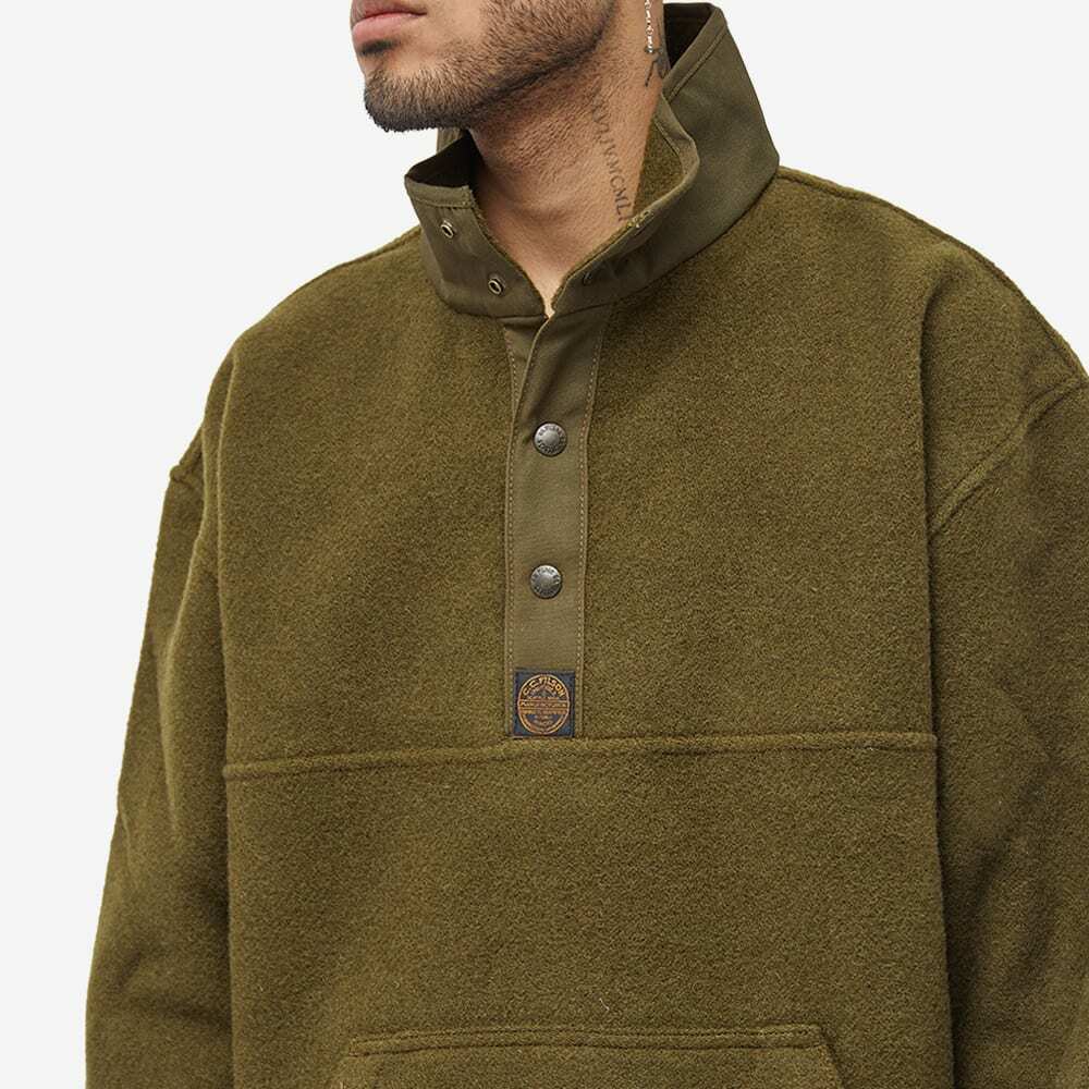 Filson Men's Okanogan Wool Pullover in Olive Filson