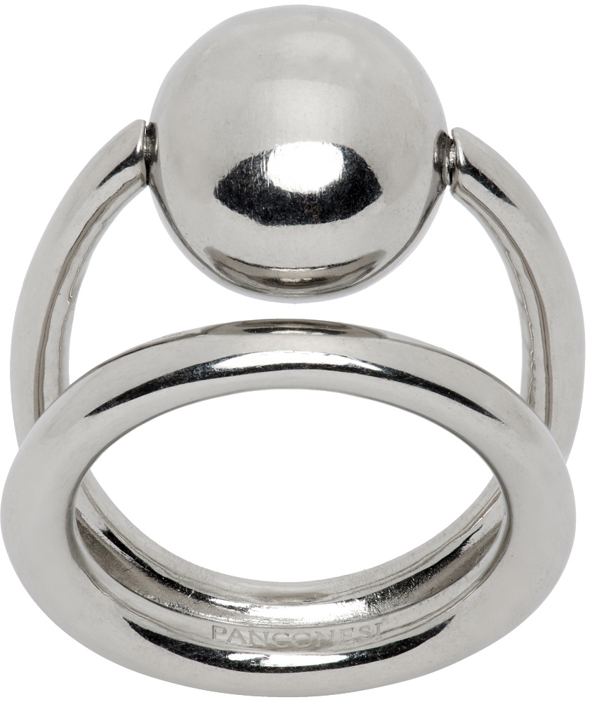 Panconesi Silver Orbit Ourika Ring Panconesi