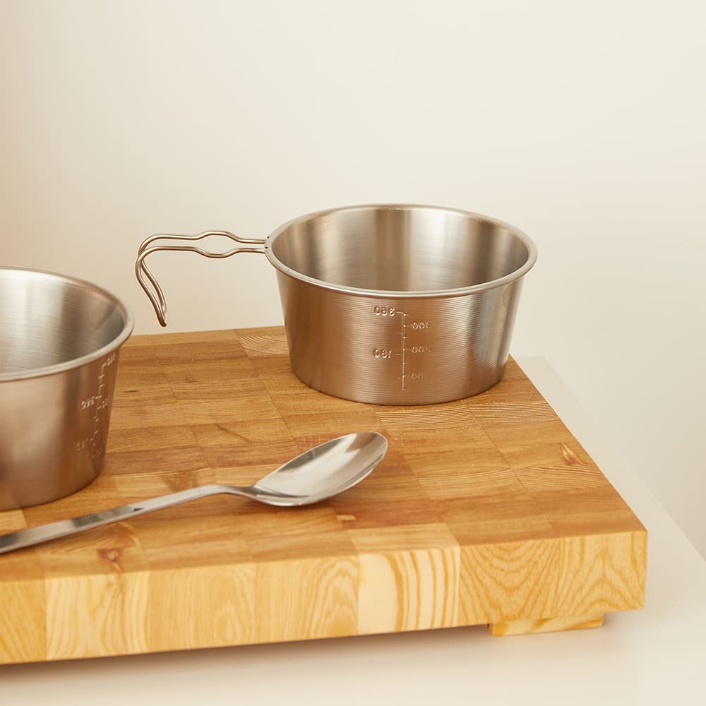 Neighborhood Sierra Small Camping Cup in Silver Neighborhood