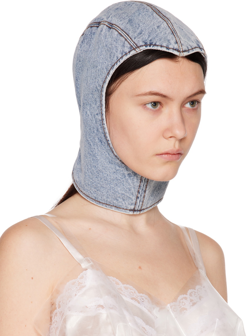 Vaquera Blue Press-Stud Denim Hood Vaquera