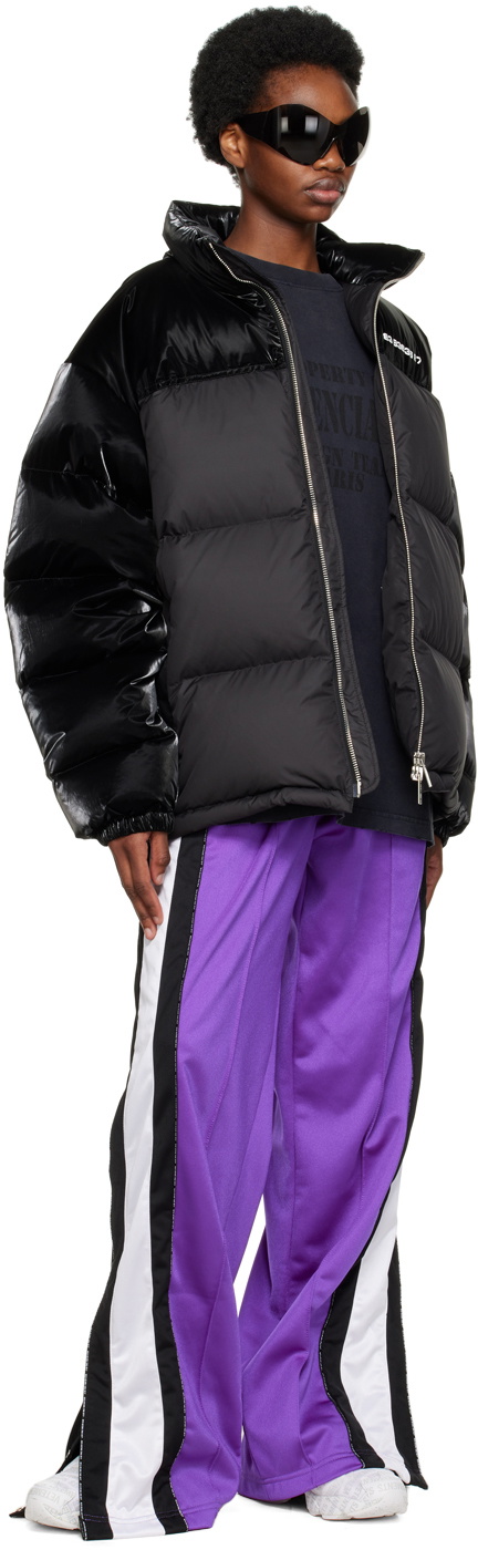 VTMNTS Black Color Block Down Jacket VTMNTS