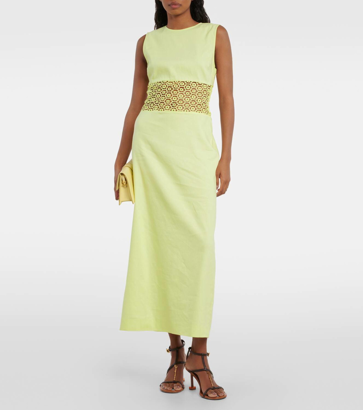 Simkhai Ginza linen-blend maxi dress Simkhai