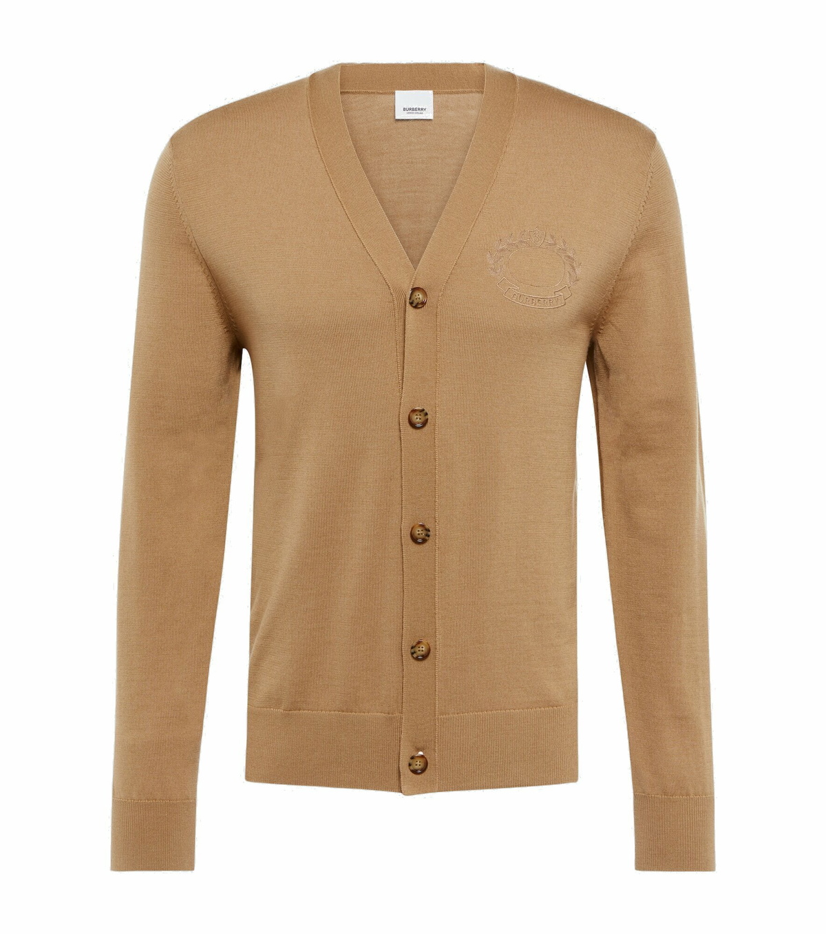 Burberry - Embroidered wool cardigan Burberry