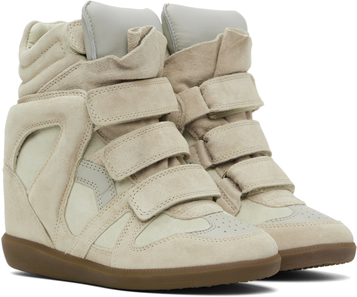 Isabel Marant Beige Bekett Sneakers Isabel Marant