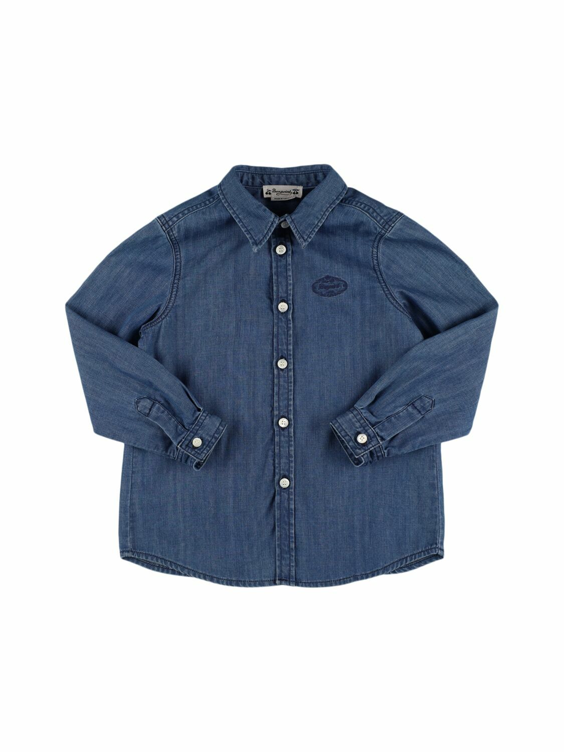 BONPOINT Cotton Chambray Shirt Bonpoint
