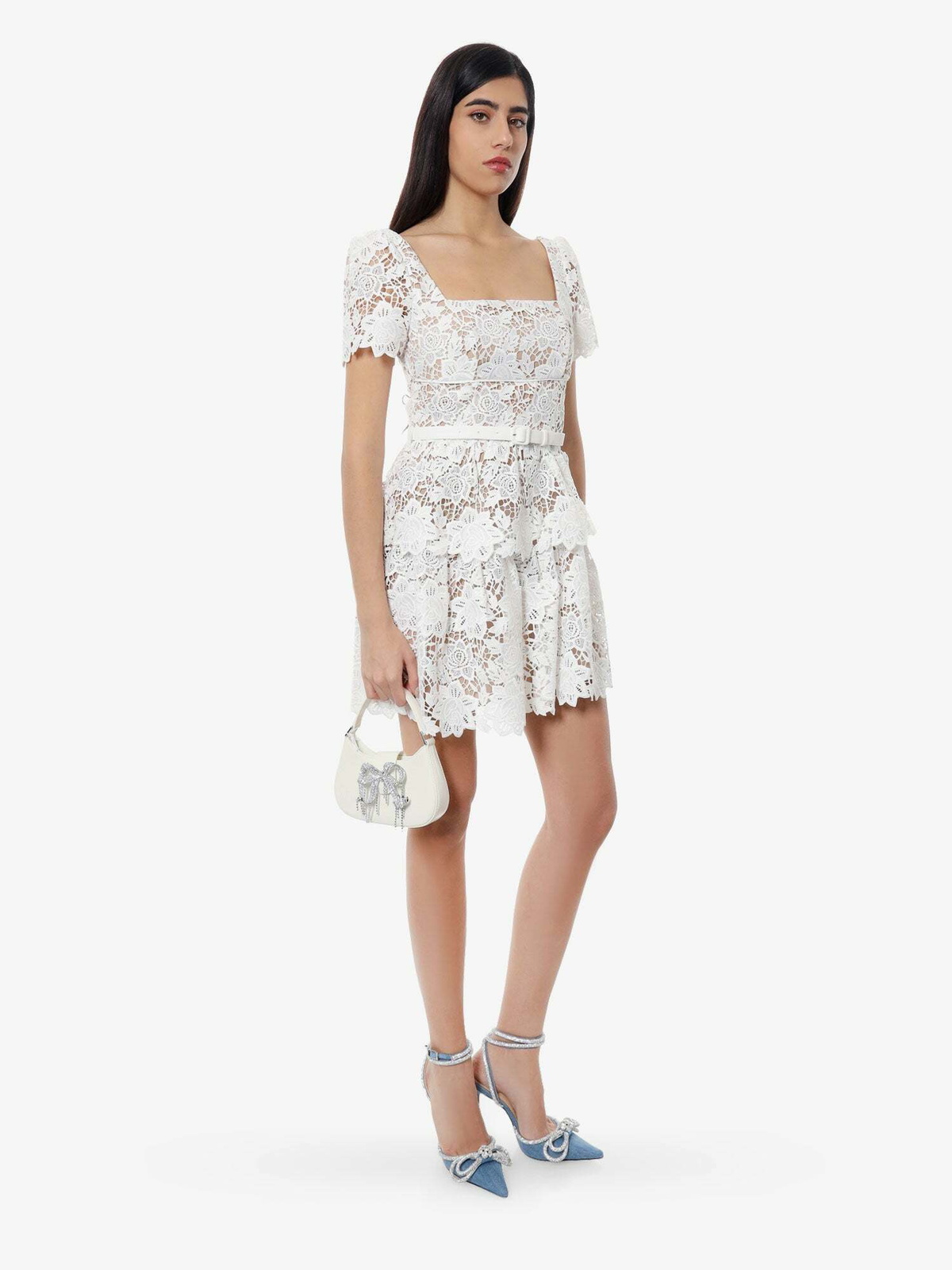 Self Portrait Dress White Womens Self-Portrait