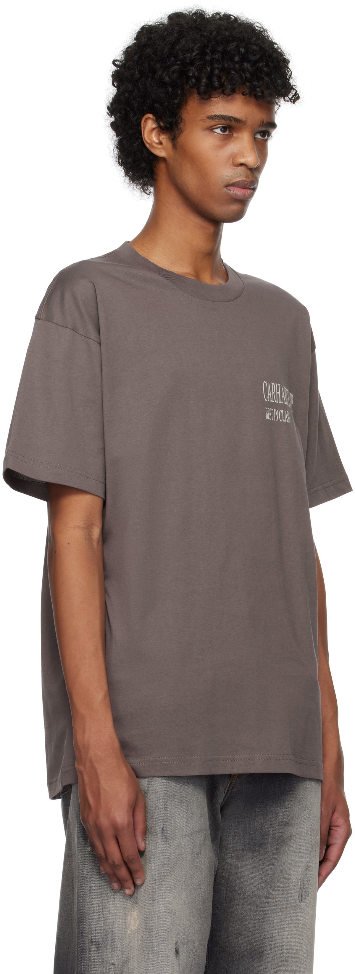 Carhartt Work In Progress Gray 'Best In Class' T-shirt Carhartt WIP