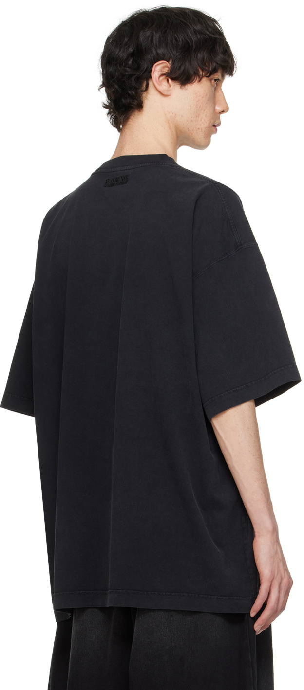 VETEMENTS Black Spring Water T-Shirt Vetements