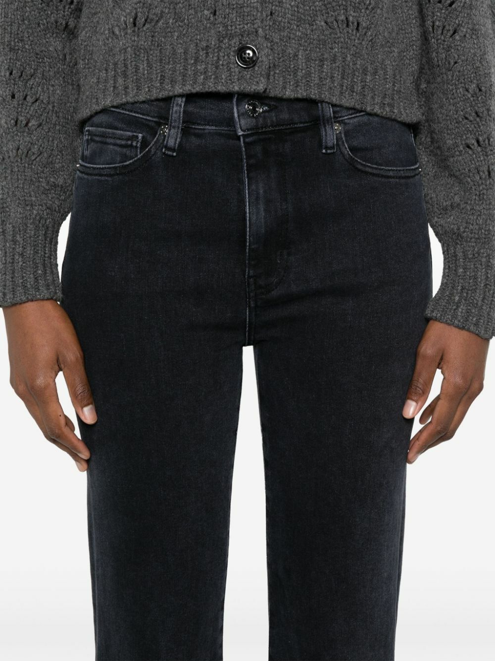 FRAME Black Bootcut Jeans Frame Denim