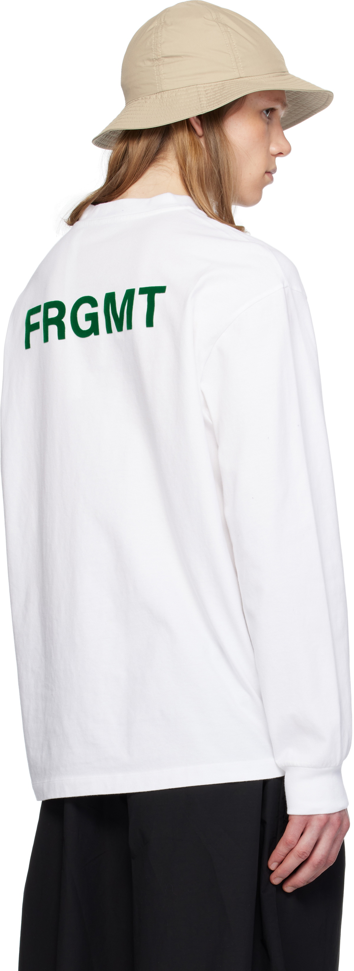 Moncler Genius Moncler x FRGMT Hiroshi Fujiwara White Cartoon Logo T ...