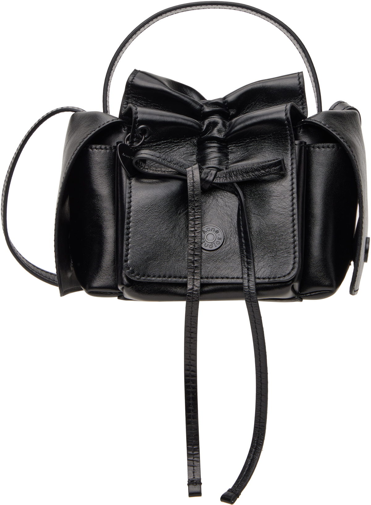Acne Studios Black Multipocket Mini Bag Acne Studios