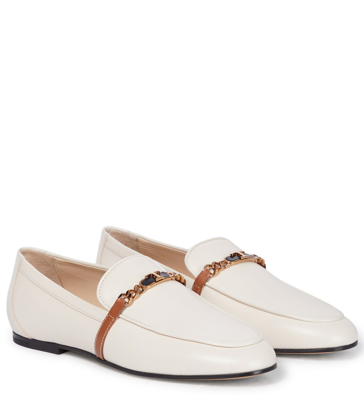 Tod's - Catena chain leather loafers Tod's