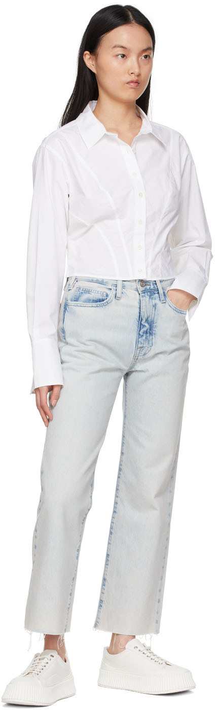 Frame Blue 'Le Jane Crop' Jeans Frame Denim