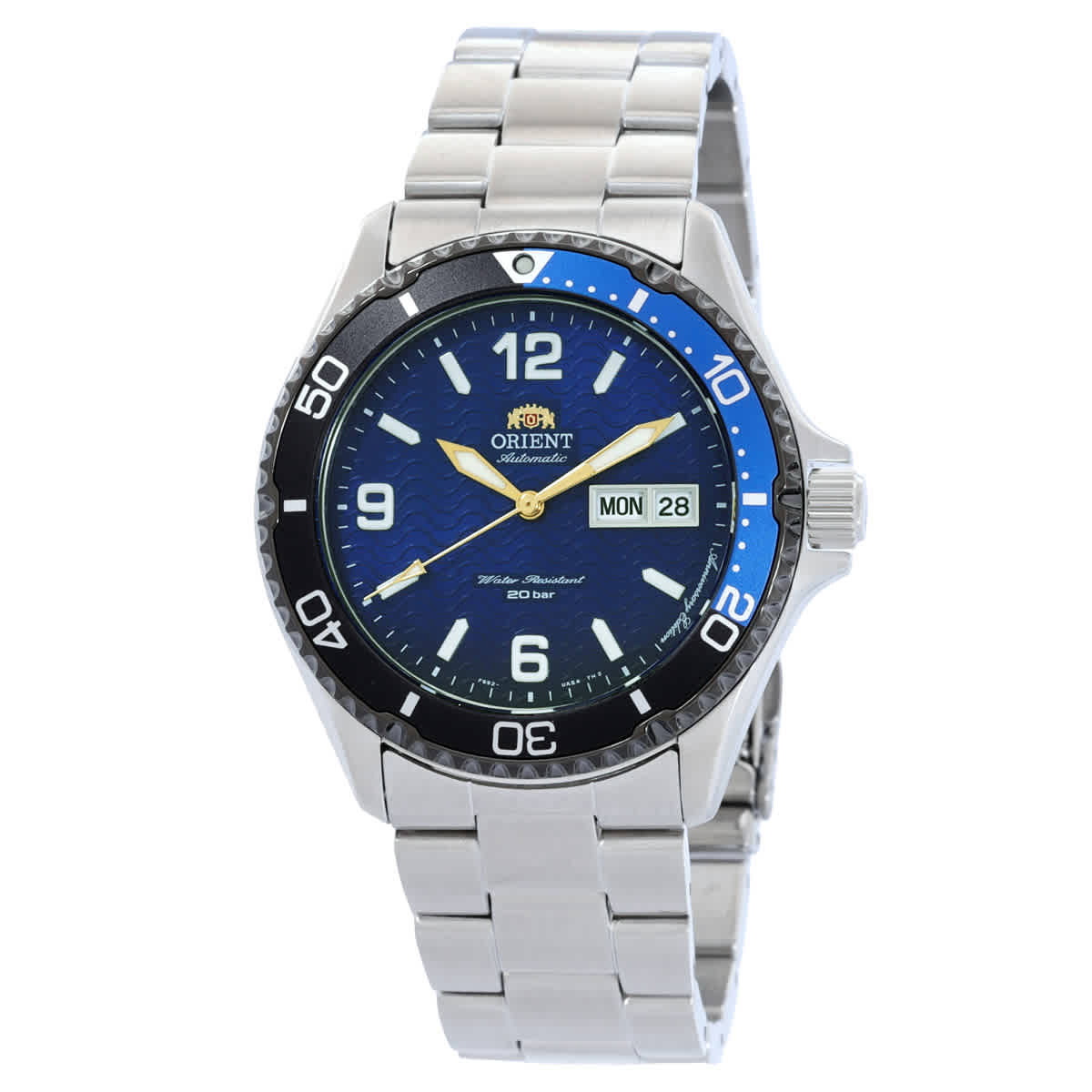 Orient Sports Automatic Blue Dial Mens Watch RA-AA0822L19B Orient