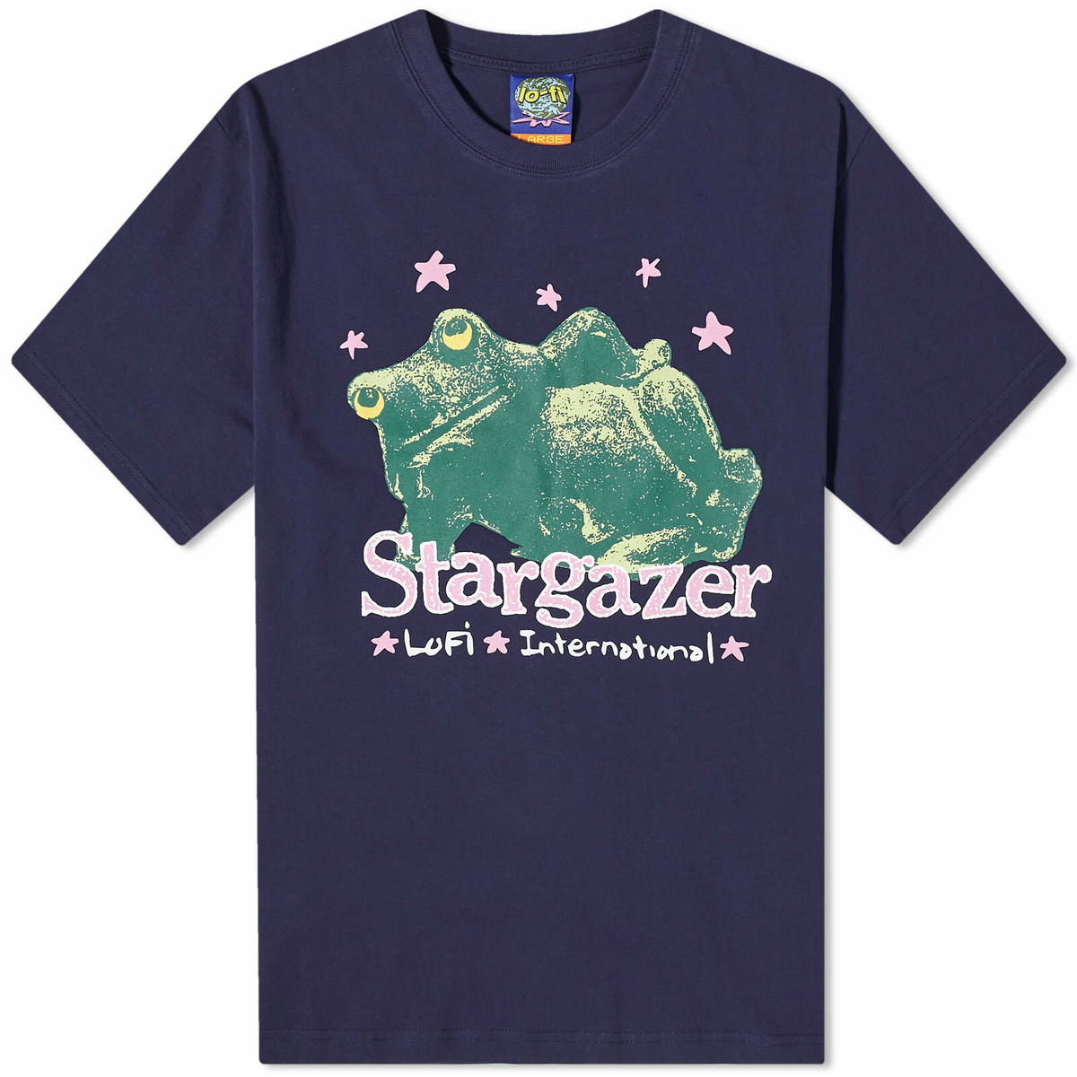Lo-Fi Men's Stargazer T-Shirt in Navy Lo-Fi
