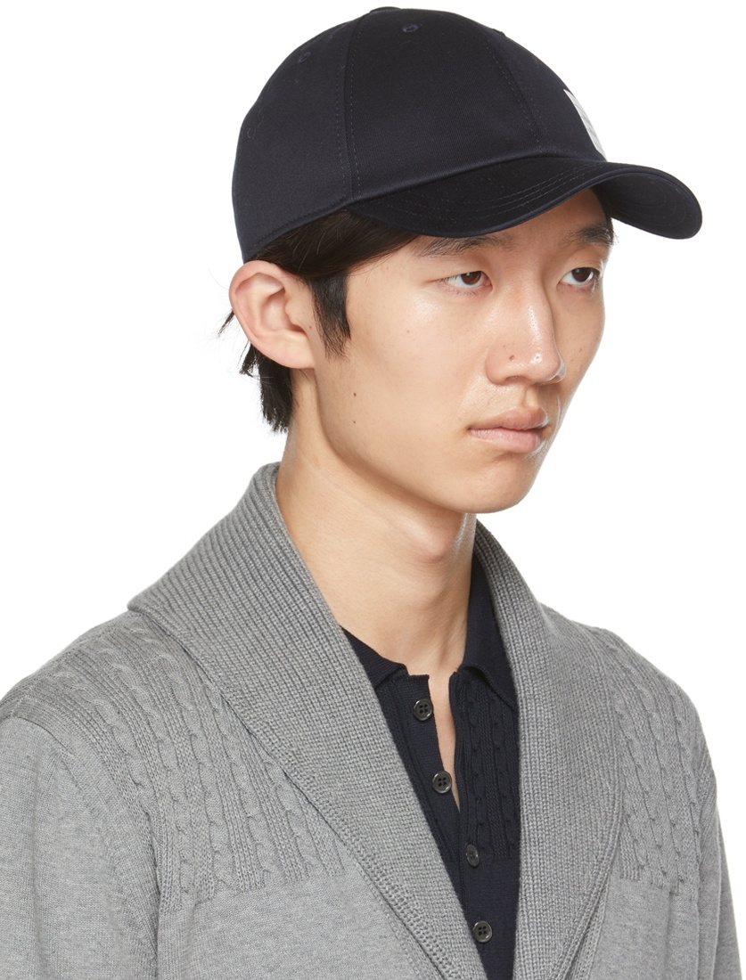 Thom Browne Navy Classic Six Panel Baseball Cap Thom Browne