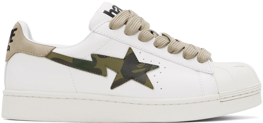 BAPE White Skull Sta M1 Sneakers A Bathing Ape