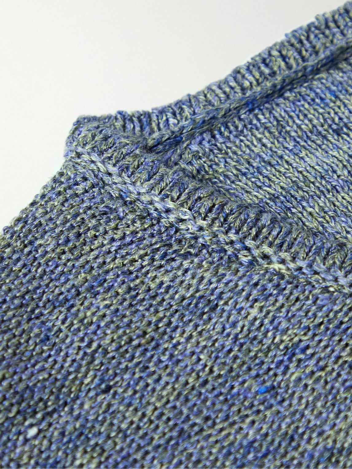 Inis Meáin - Ombré Linen Sweater - Green Inis Meáin