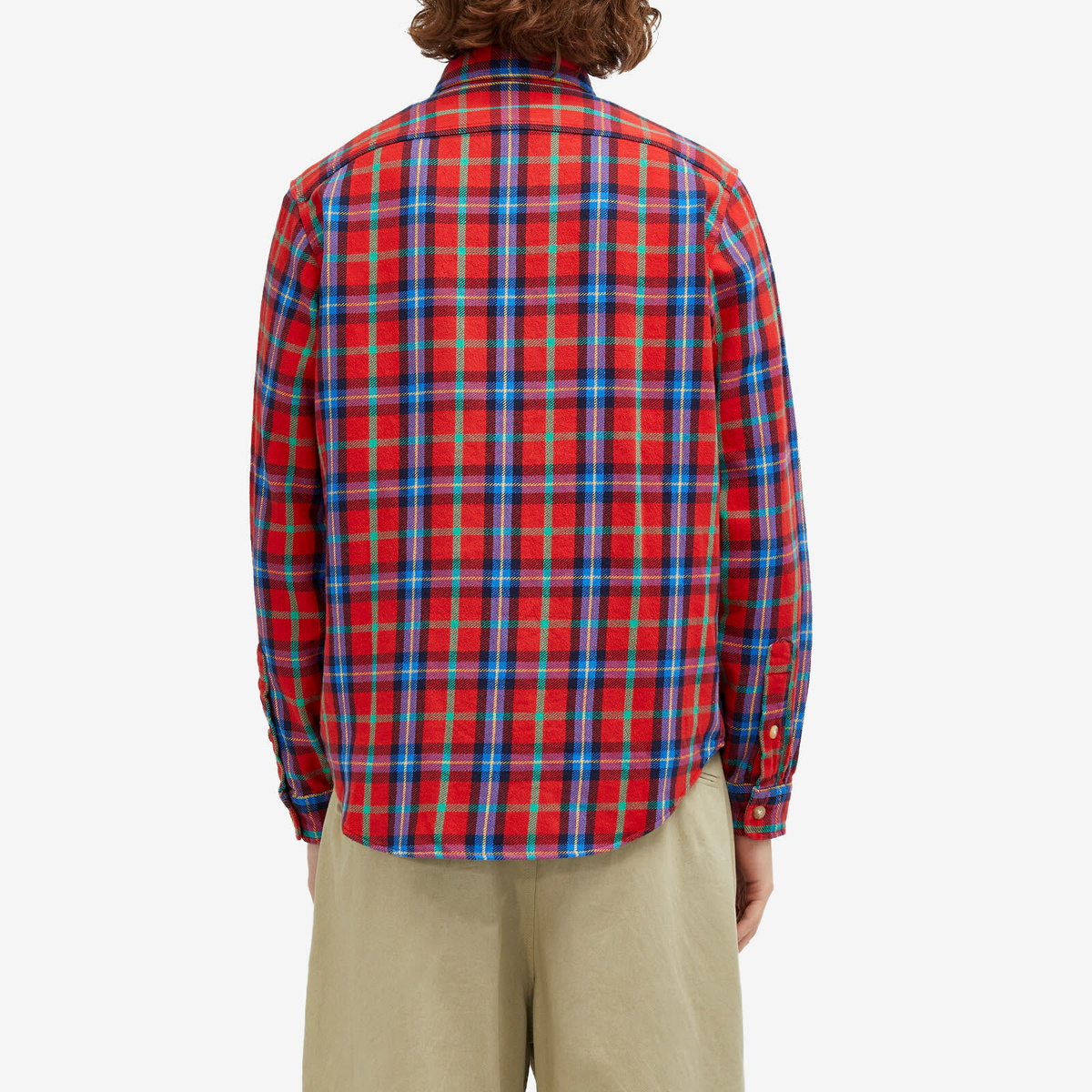 Polo Ralph Lauren Men's Check Shirt in Red/Royal Blue Polo Ralph Lauren