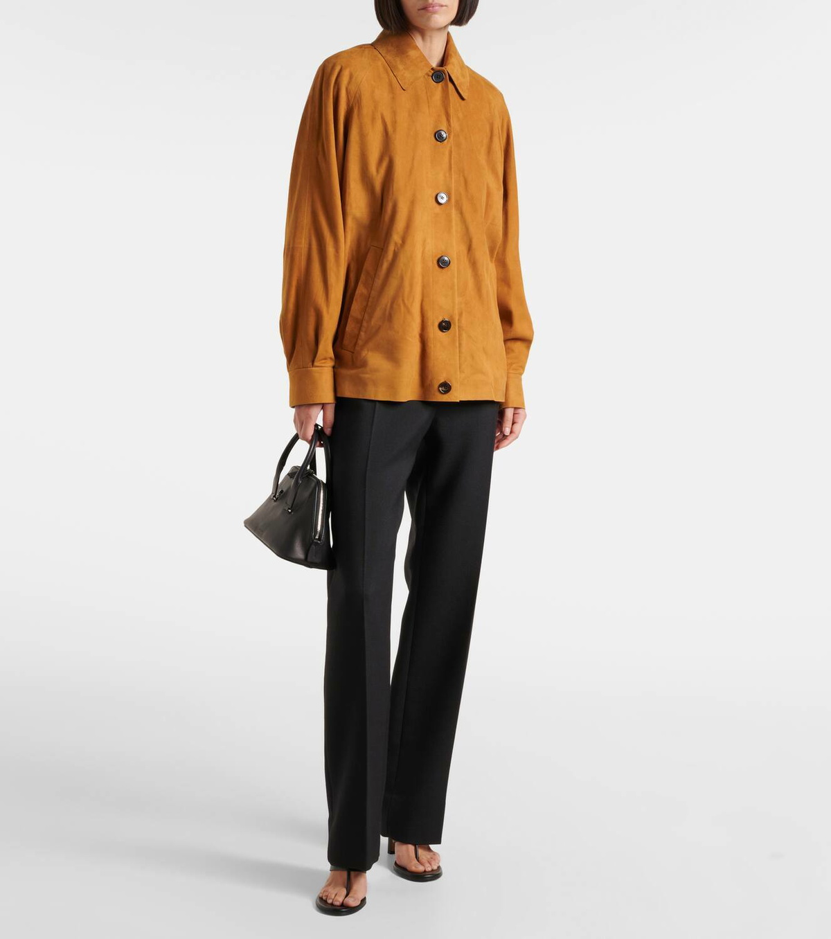 The Row Devon Mini leather tote bag The Row