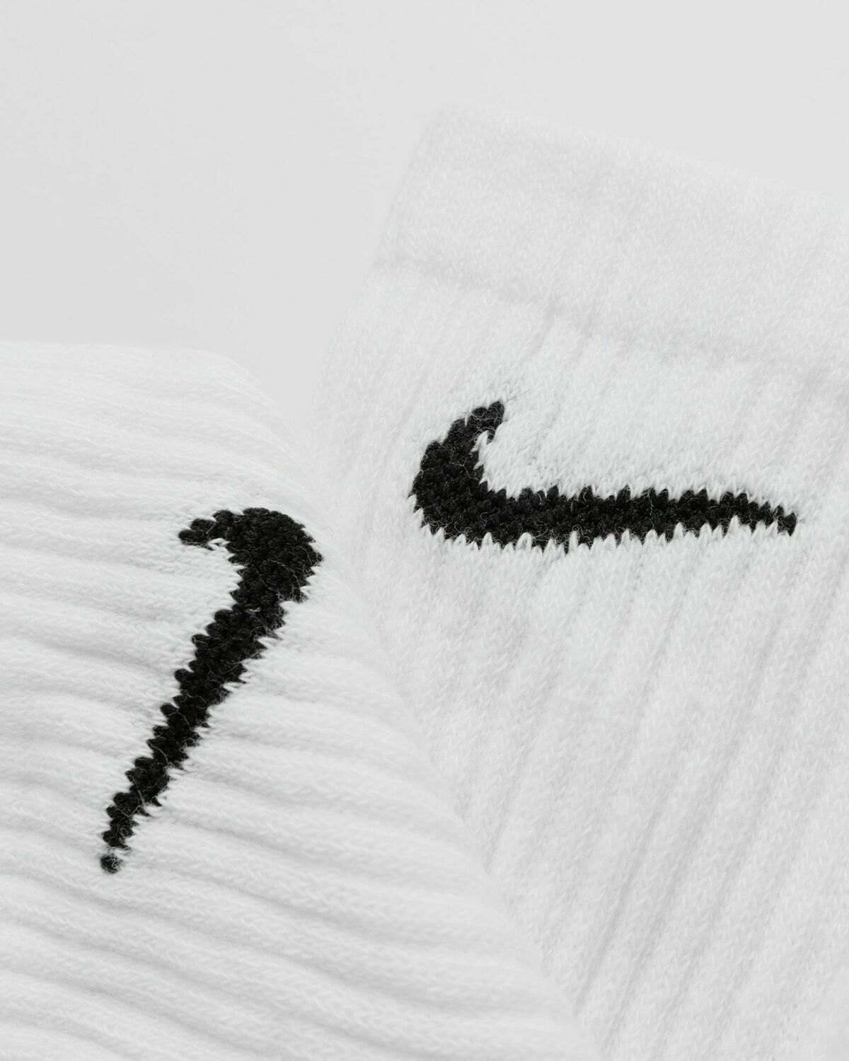 Nike Everyday Cushioned Training Crew Socks (6 Pairs) White - Mens ...