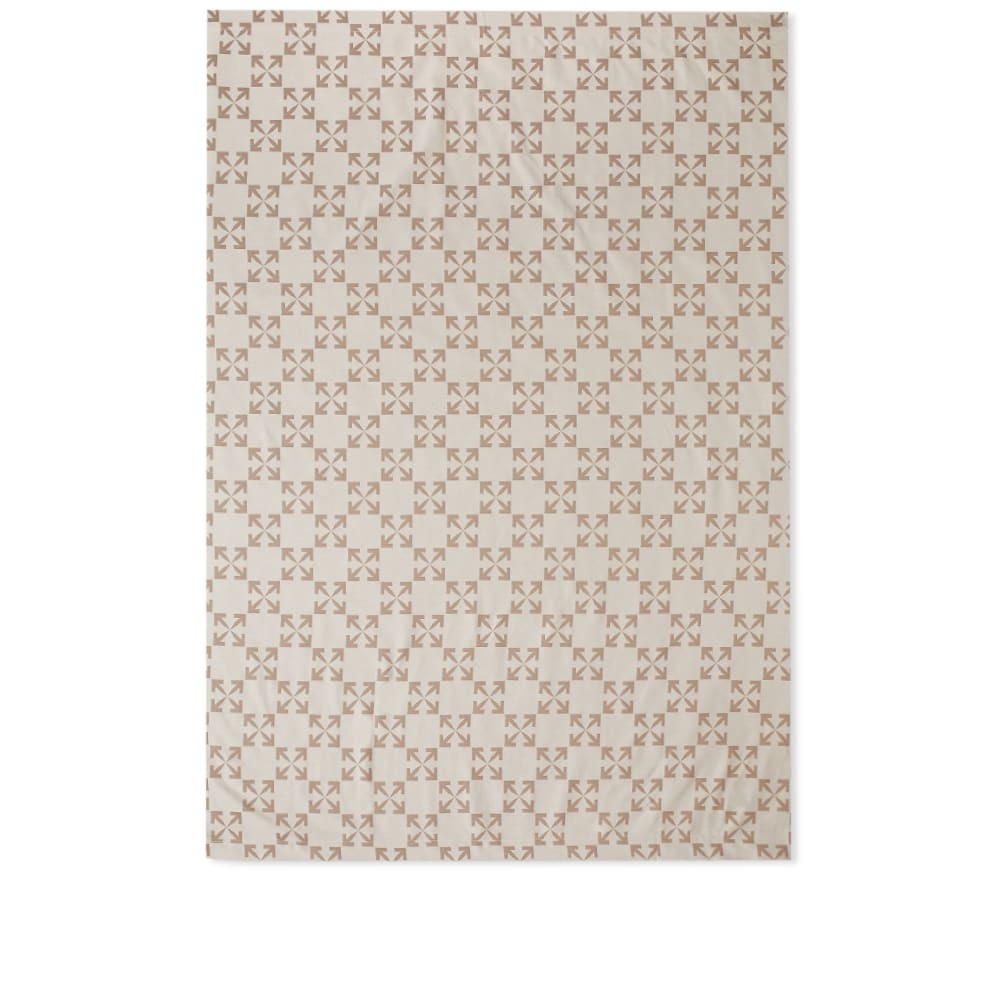 Off-White Arrow Pattern Tablecloth Off-White