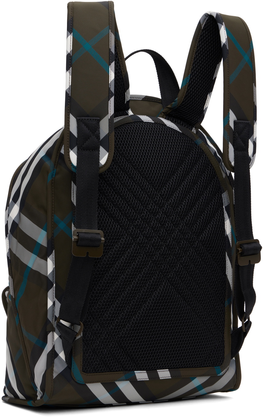 Burberry Gray Shield Backpack Burberry