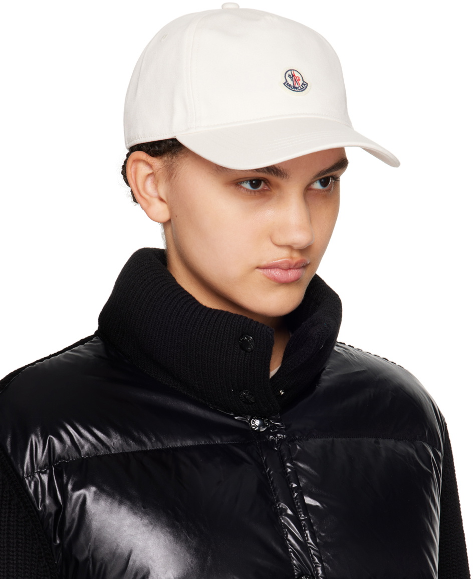 Moncler Beige Logo Cap Moncler