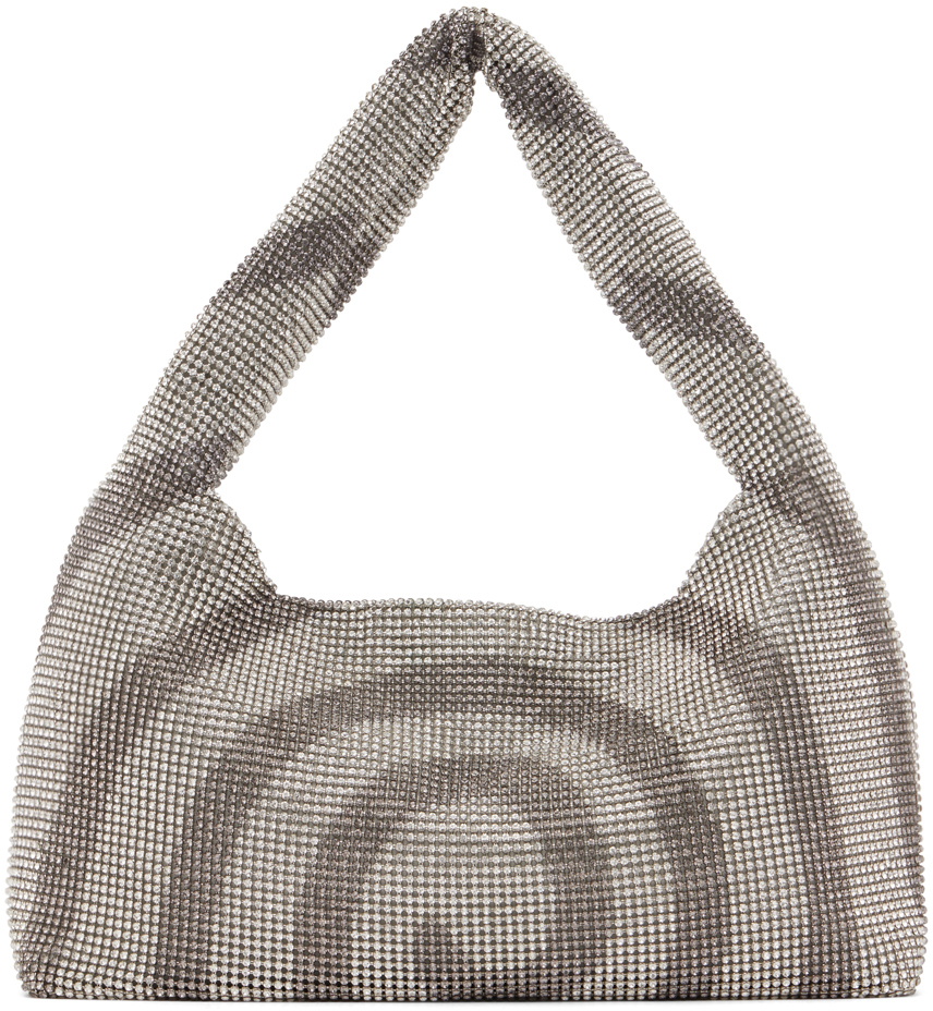 KARA Silver Mini Swirl Armpit Bag Kara