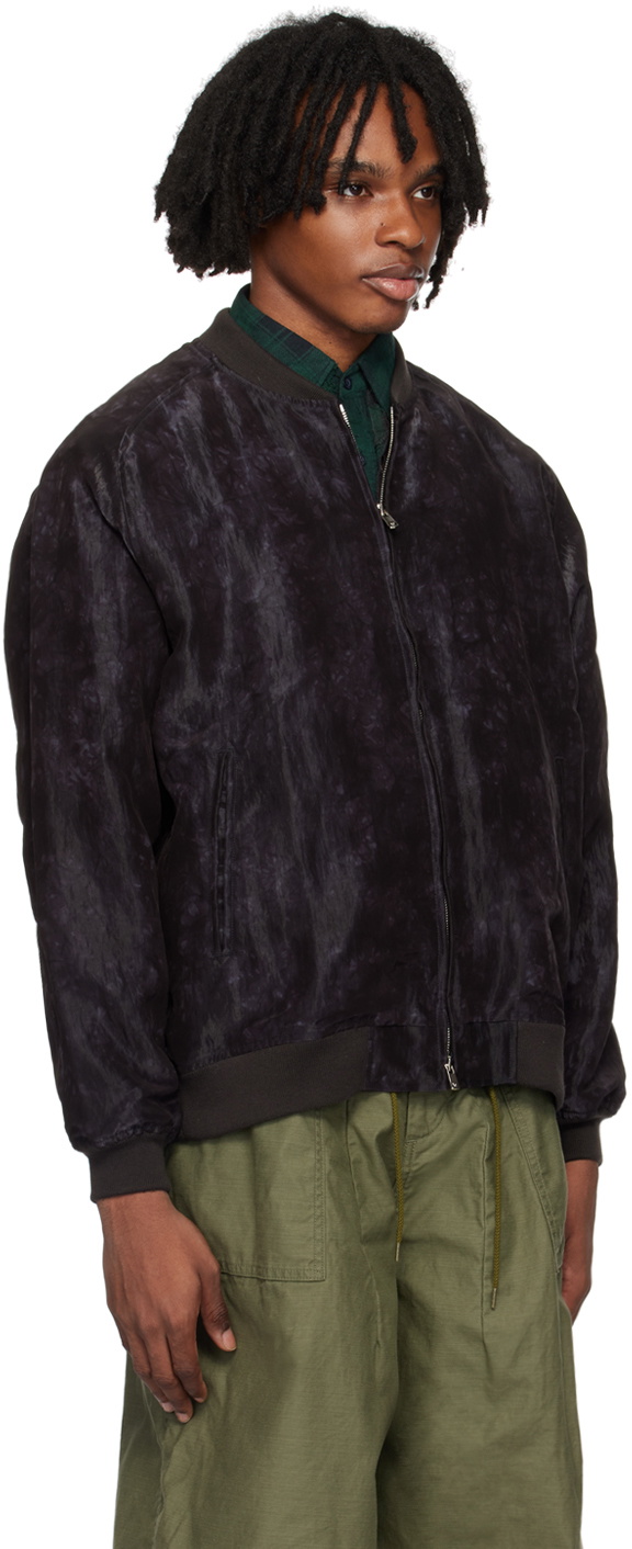 NEEDLES Black B.B. Bomber Jacket Needles