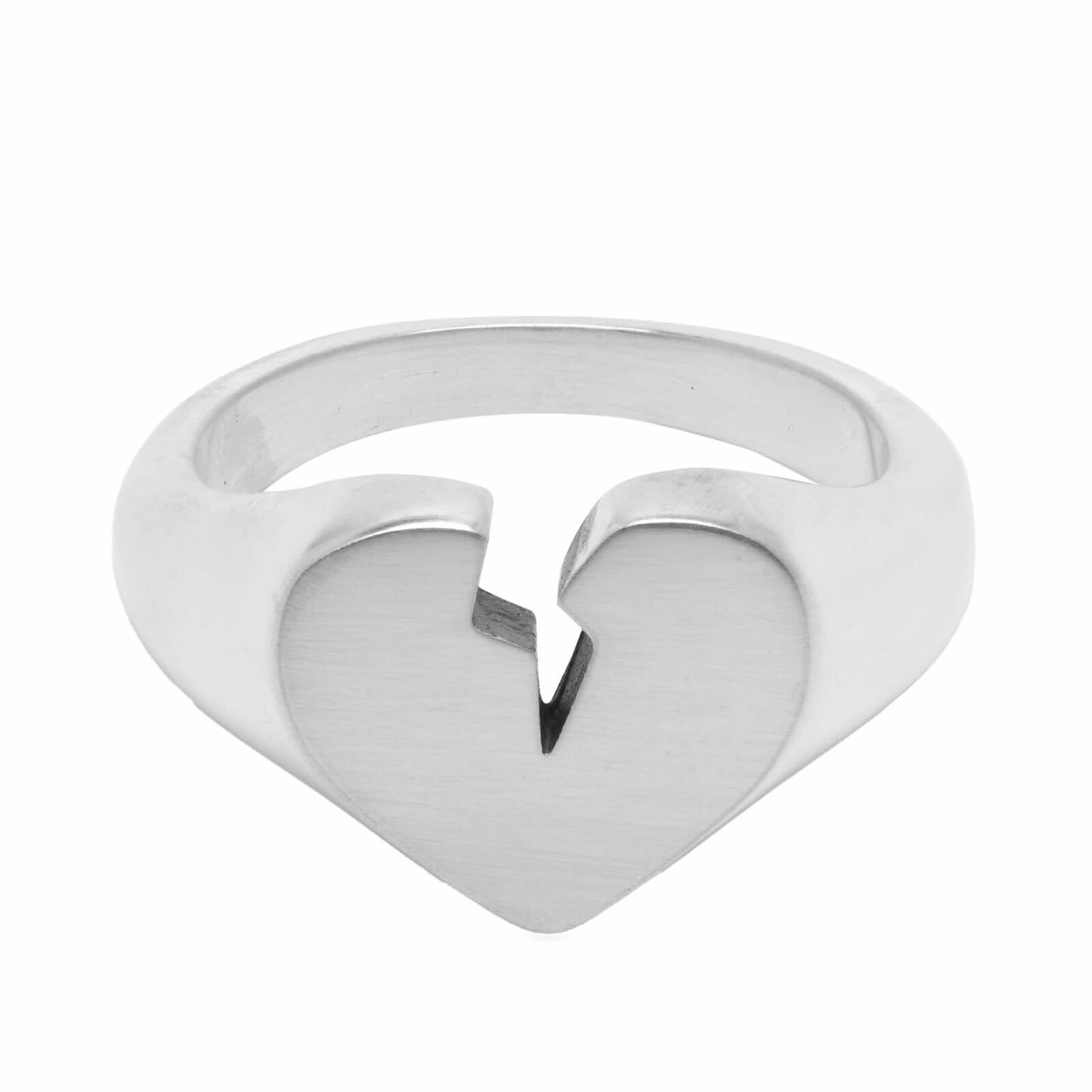 Serge DeNimes Men's Broken Heart Ring in Silver Serge DeNimes