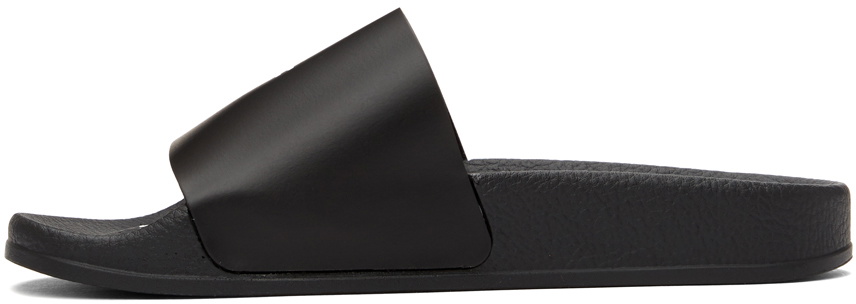Off-White Black Logo Pool Slides Off-White