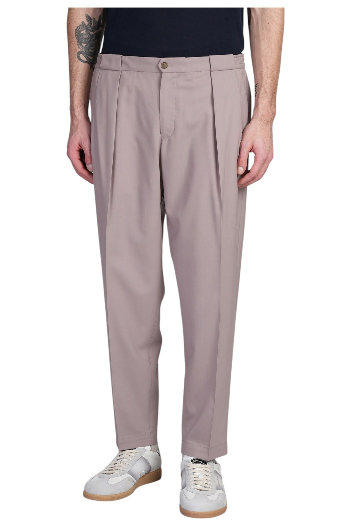 Briglia 1949 Portobellos Pants In Taupe Wool Briglia 1949