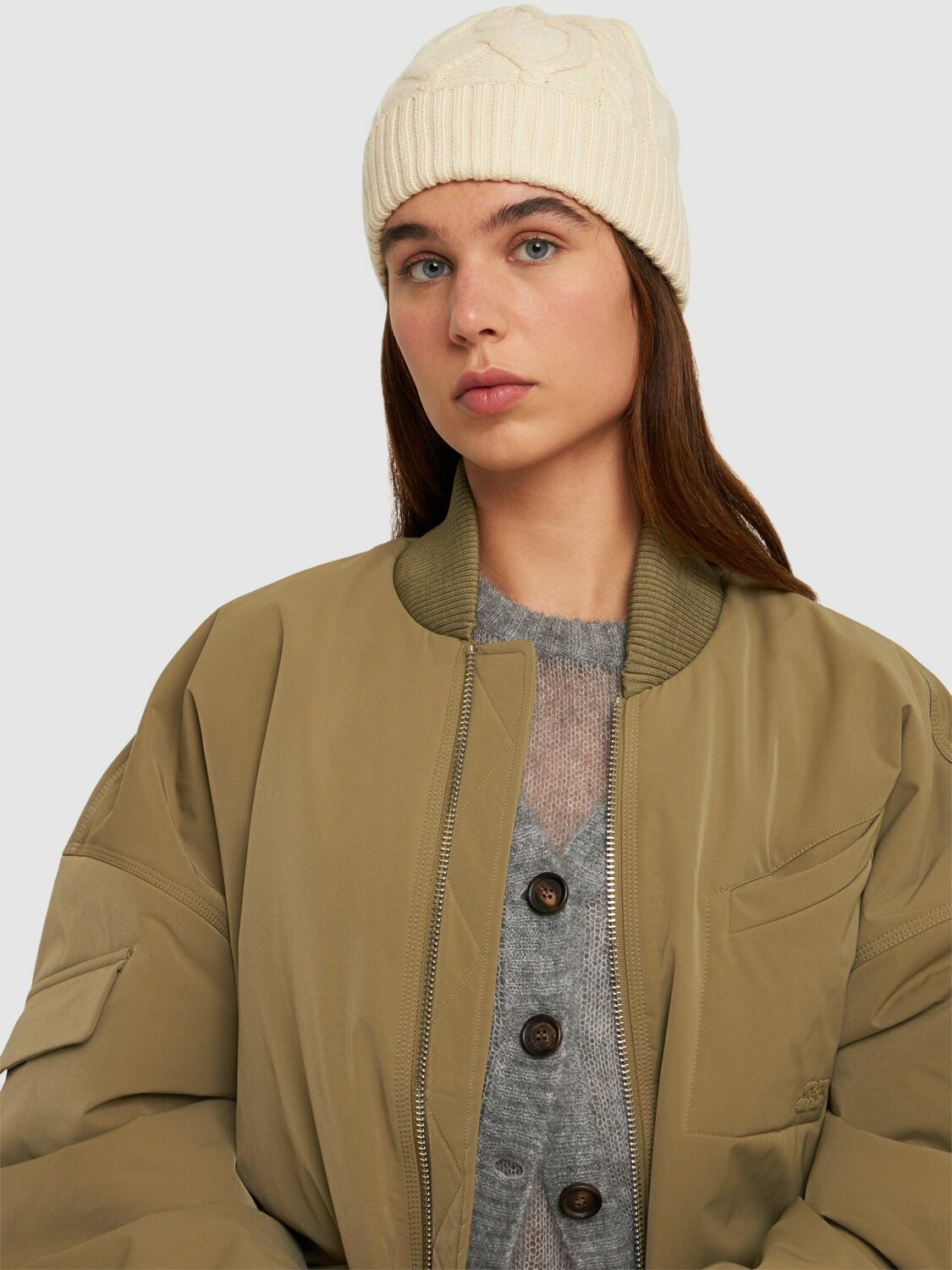 VARLEY - Chamond Cable Knit Beanie Varley