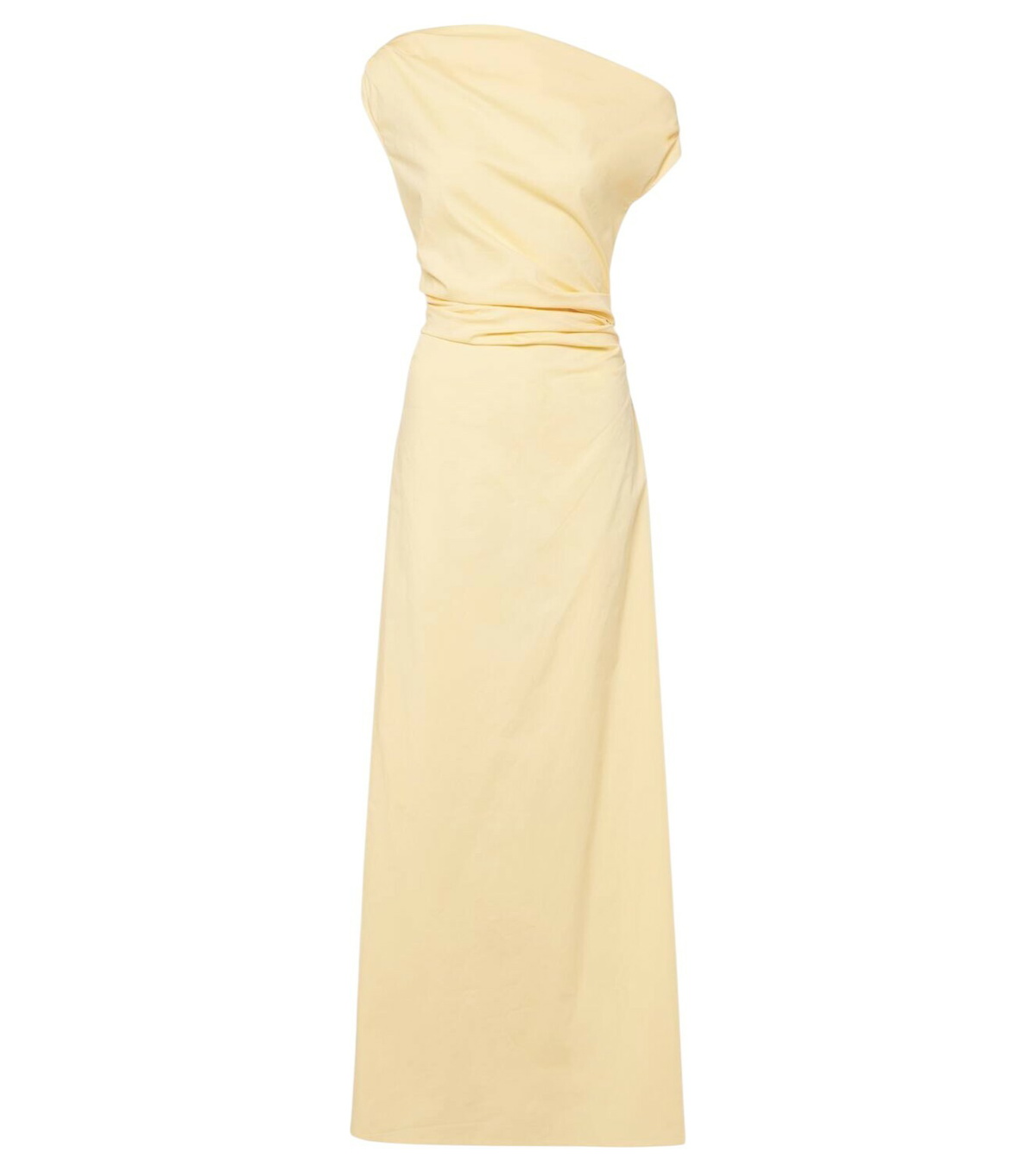Staud Phare one-shoulder cotton maxi dress Staud