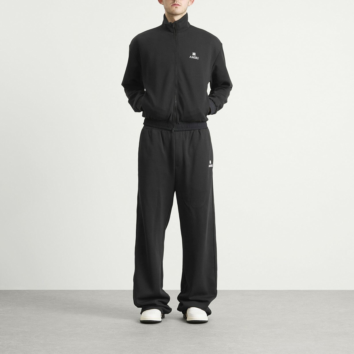 AMIRI Men's Lounge Track Jacket in Black Amiri