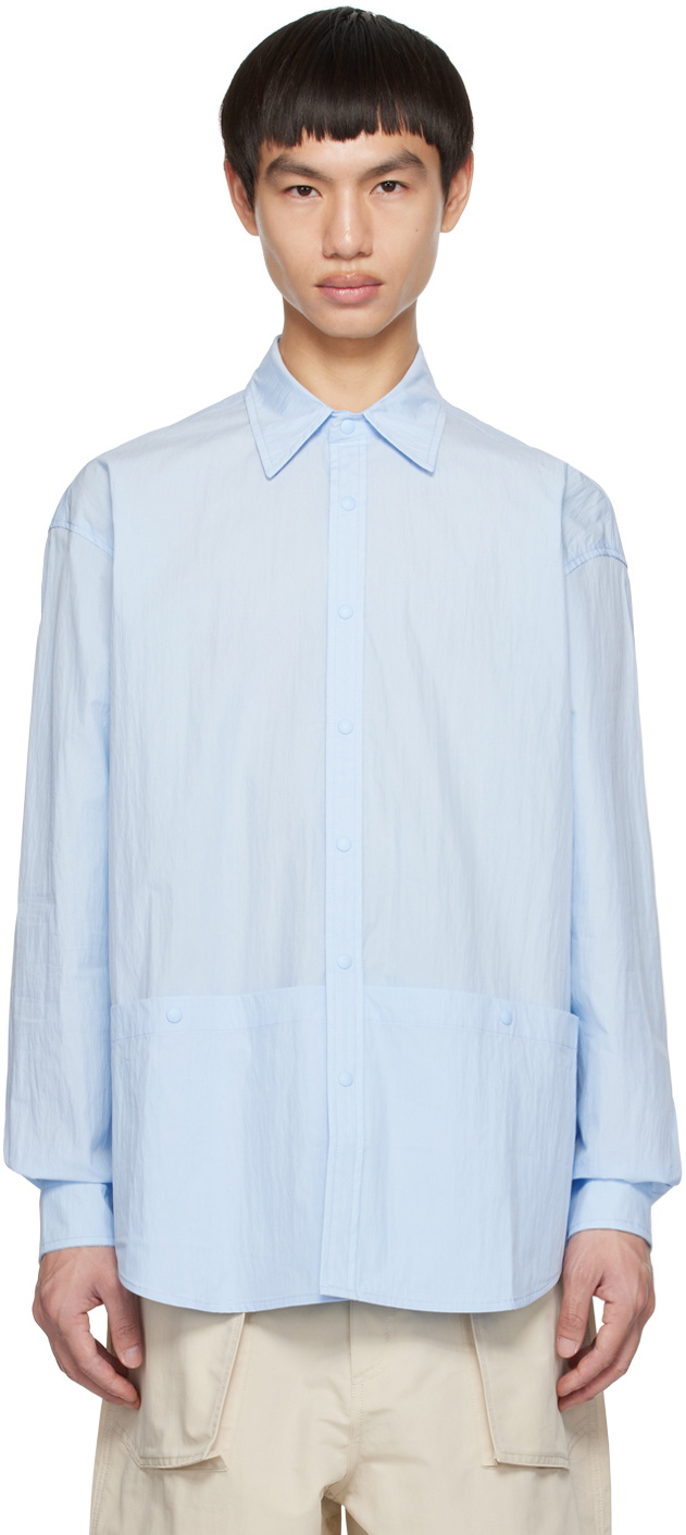 Uniform Bridge Blue Uniform Shirt Uniform Bridge