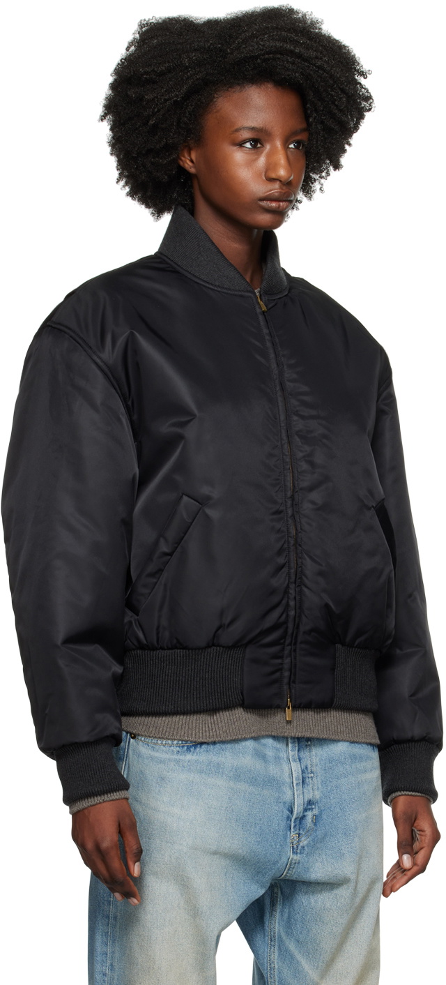 Fear of God Black Padded Bomber Jacket Fear Of God