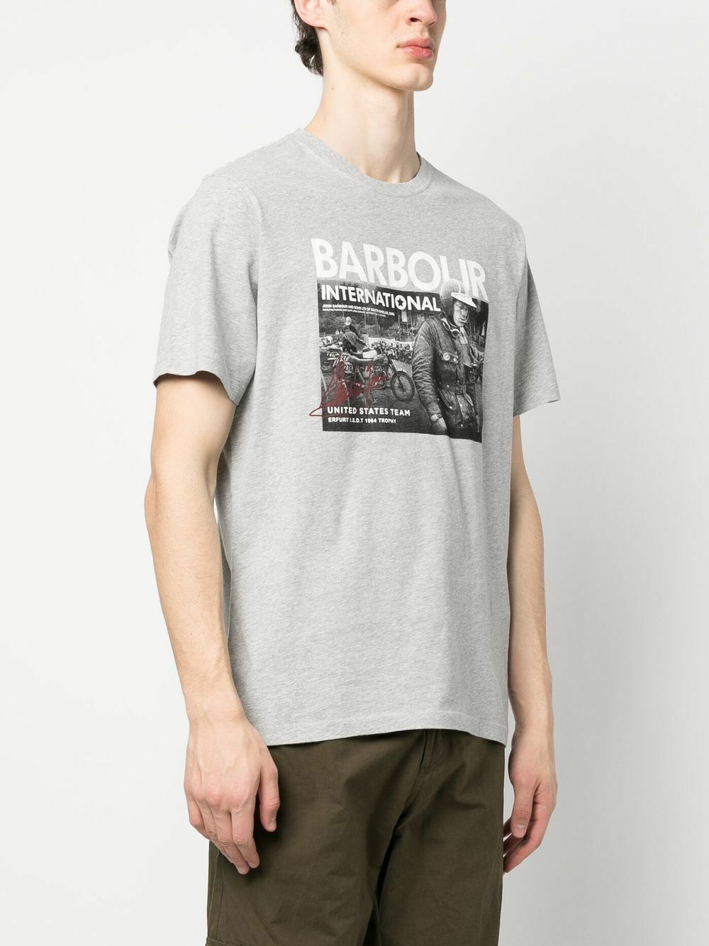 BARBOUR - Cotton T-shirt Barbour