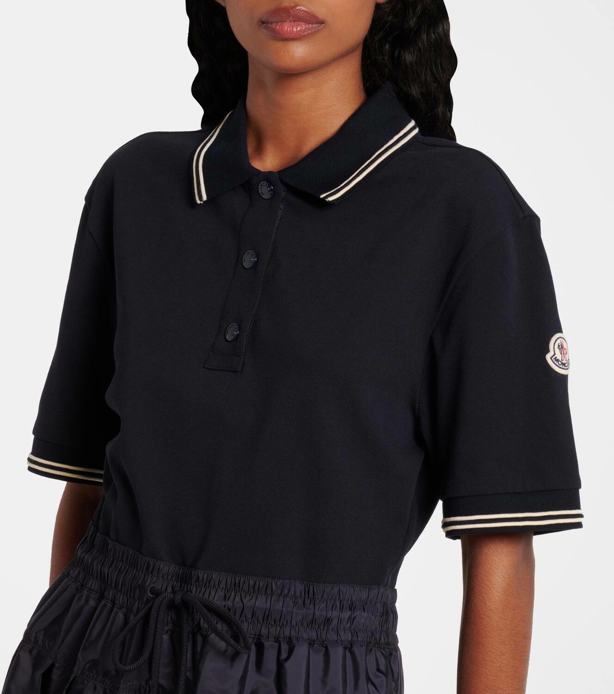 Moncler Technical cotton polo dress Moncler