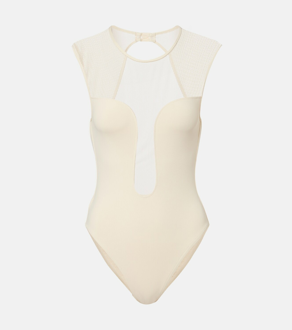 Eres Unique mesh-trimmed jersey bodysuit ERES