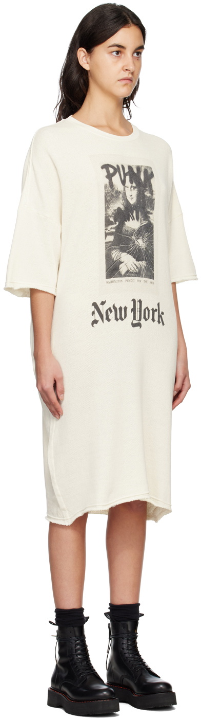 R13 Off-White 'Punk NYC' Minidress R13
