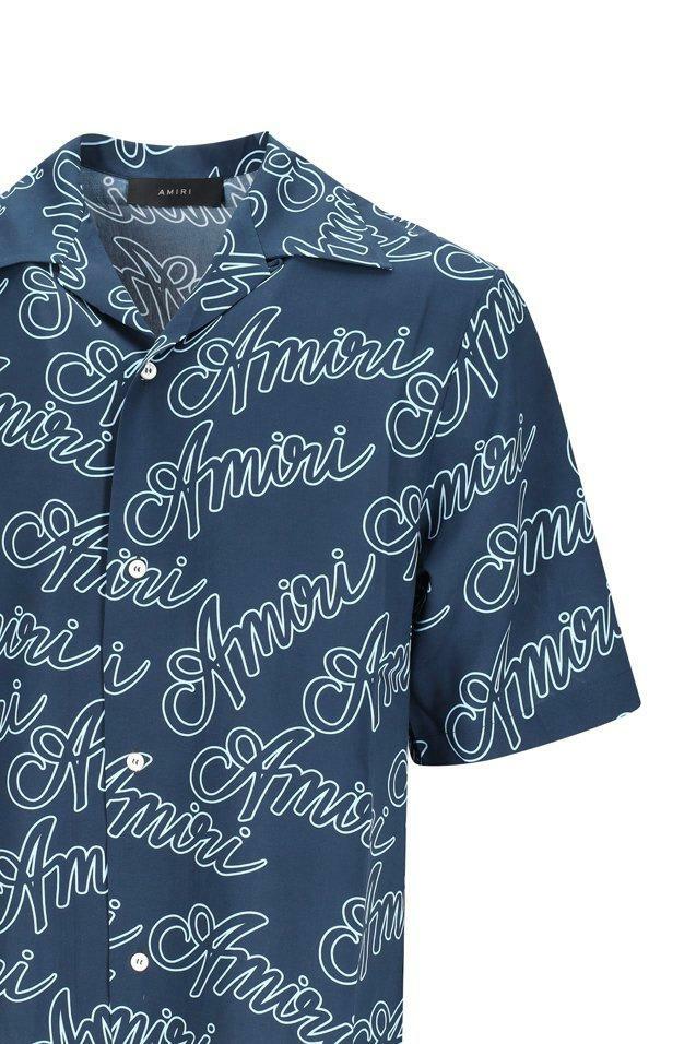 AMIRI Script Allover Logo Printed Shirt Amiri