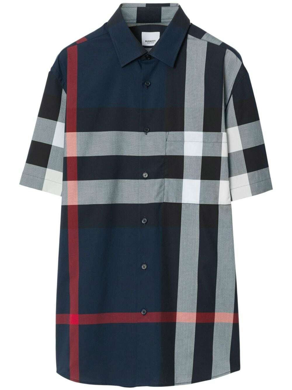 BURBERRY - Check Cotton Shirt Burberry